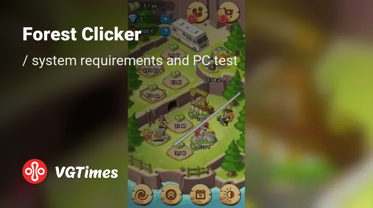 Forest Clicker System Requirements and PC check: minimum and recommended game requirements