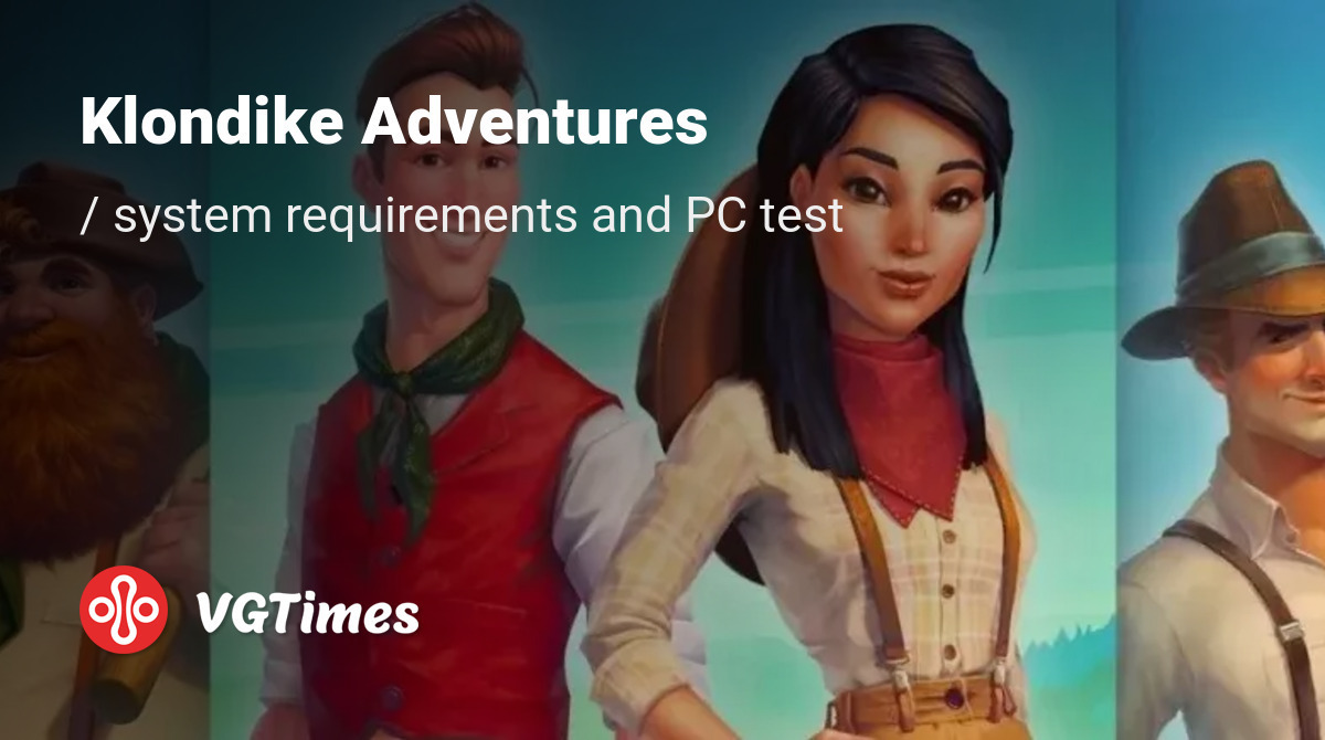 System requirements for Klondike Adventures, PC check, minimum and recommended game requirements