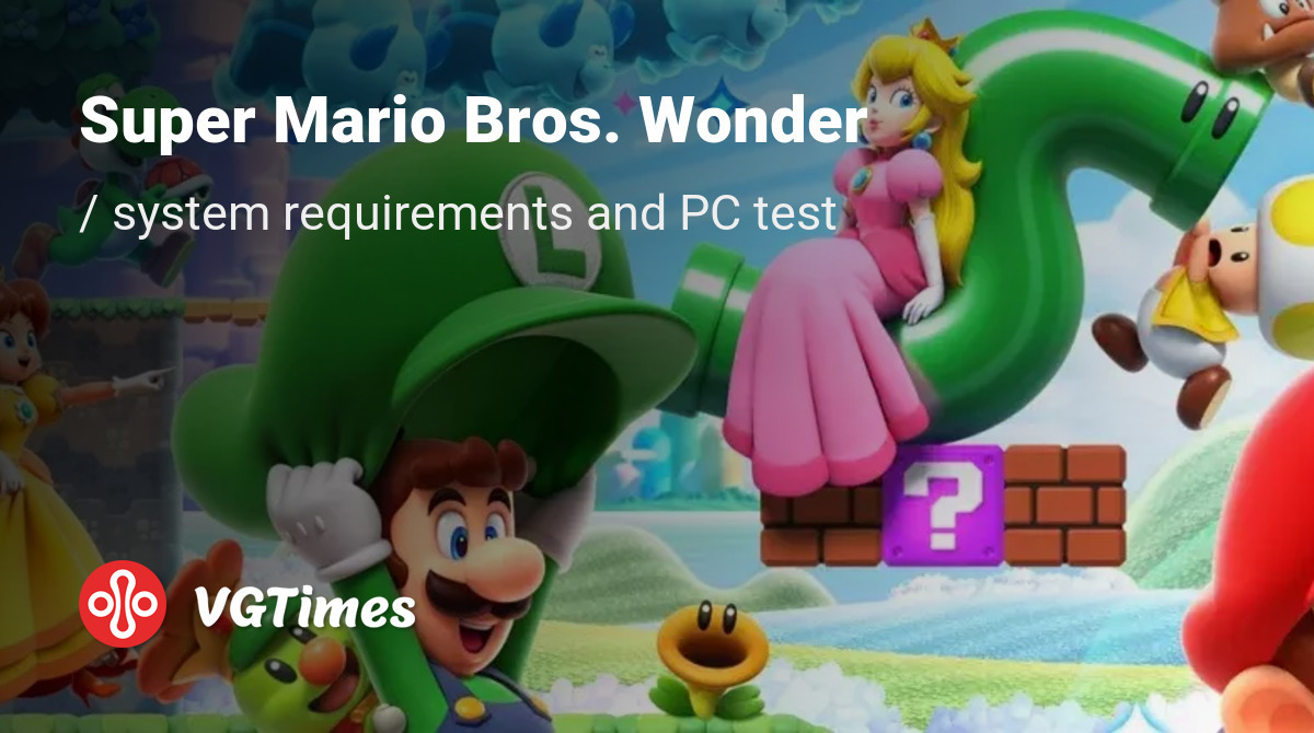Super Mario Bros. Wonder System Requirements and PC check: minimum and recommended game requirements