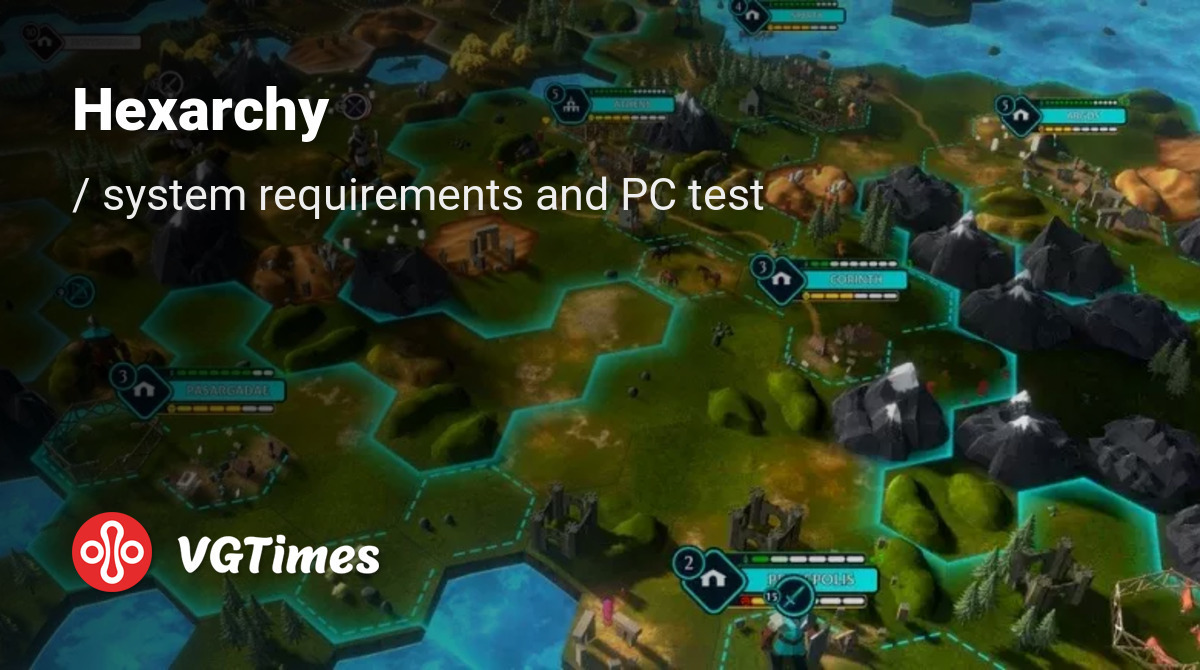 System requirements for Hexarchy, PC check, minimum and recommended game requirements